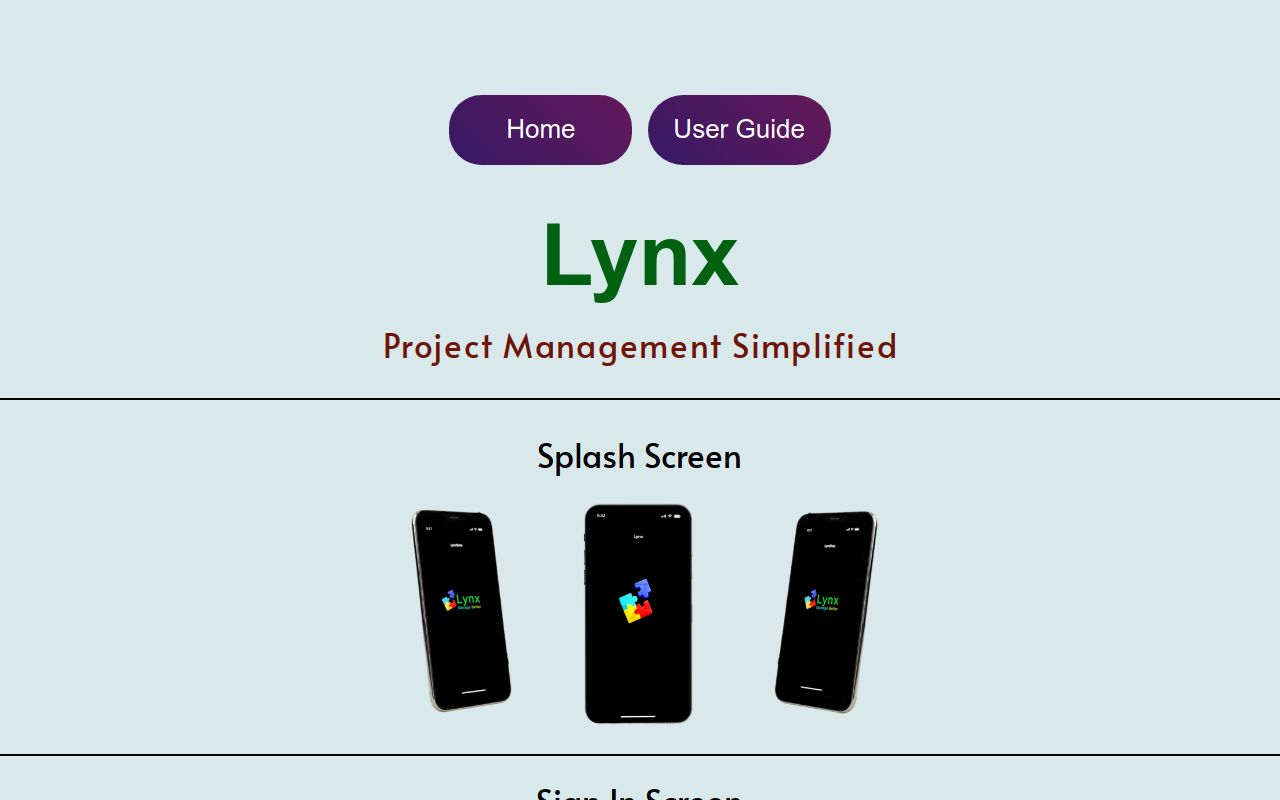 Lynx: Project Management Simplified